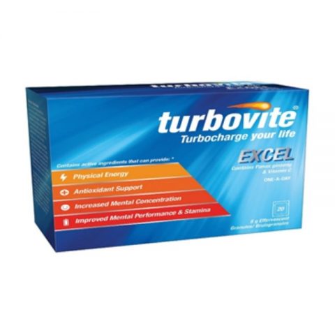 Turbovite Excel Sachets 20`s | Omega Pharmacy and Clinic